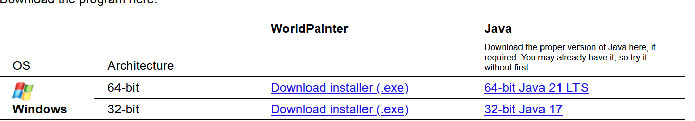 Java 21 and Worldpainter install - Worldpainter Blog